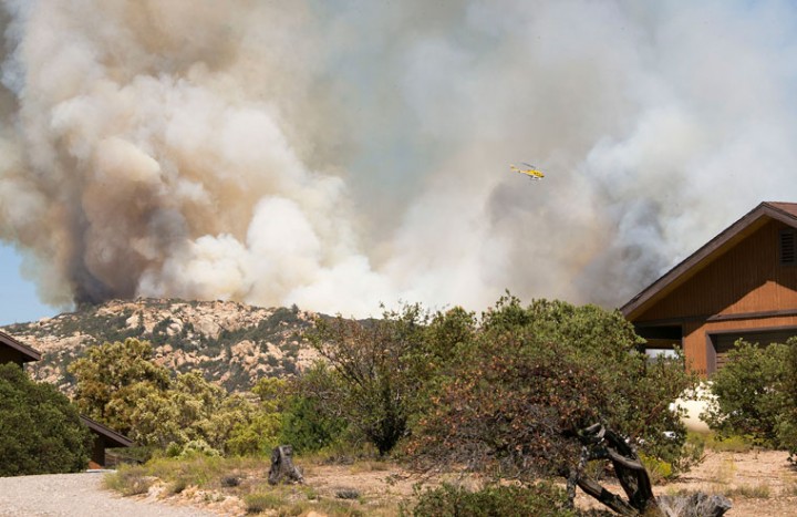 PHOTOS: Monday air attack on Anza Fire - Idyllwild Town Crier