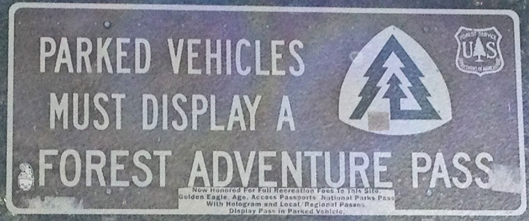Forest Service still requiring Adventure Passes to park at Humber Park ...