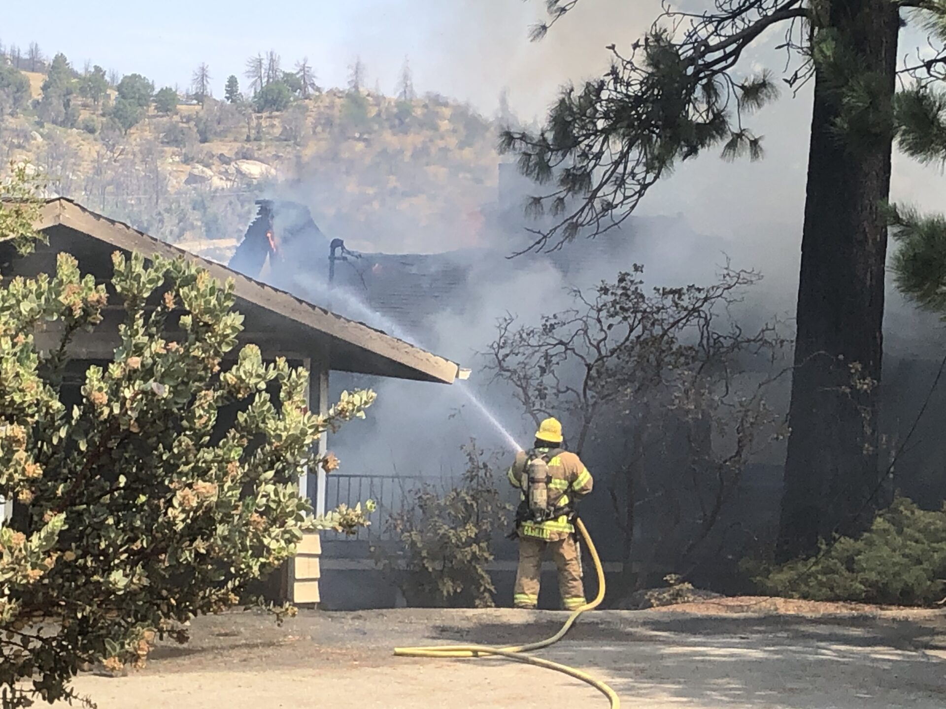 Fire on West Ridge - Idyllwild Town Crier